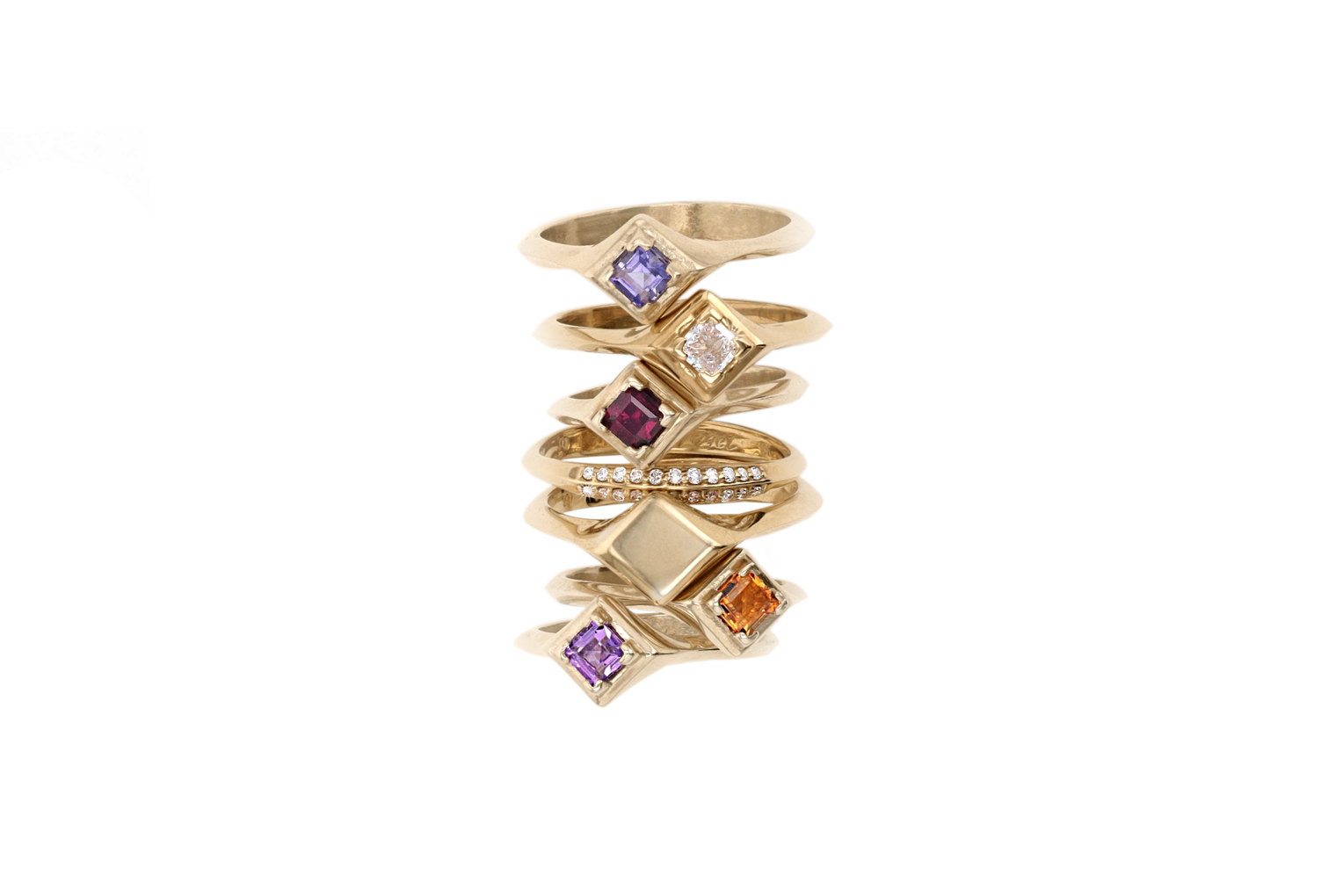 Neutral Ground Ring Stack | Mignon Faget